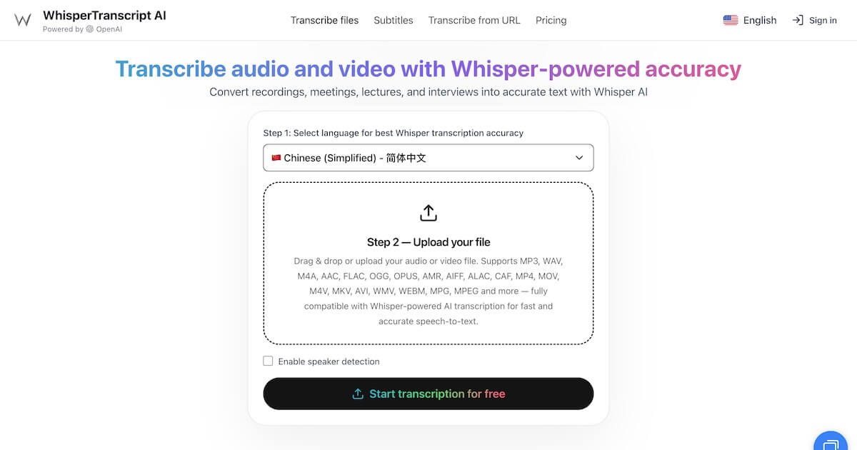 Whisper AI Subtitle Generator – Auto SRT & Captions
